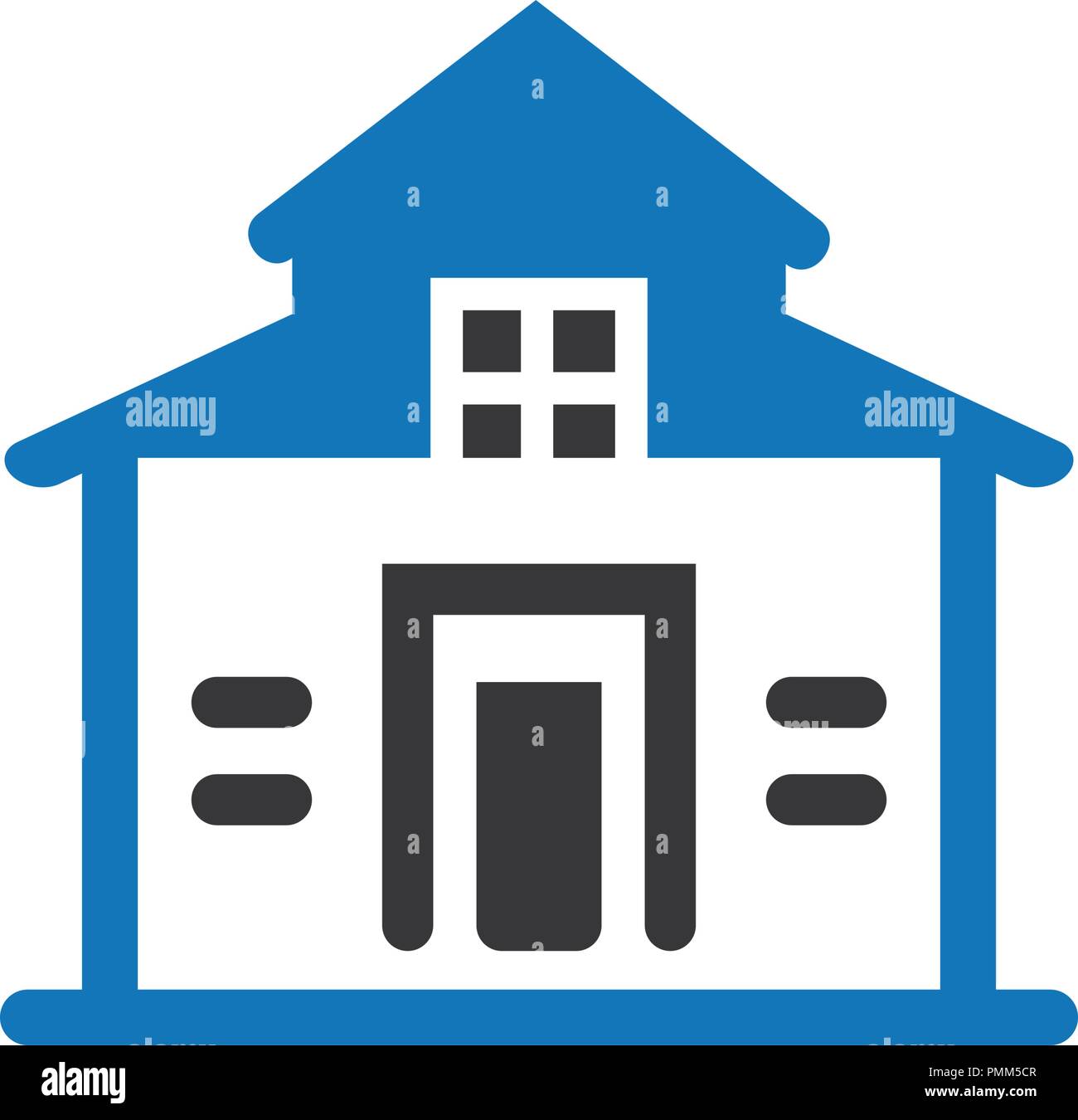 Home Icon Vector Blue Stock Vector Image & Art - Alamy