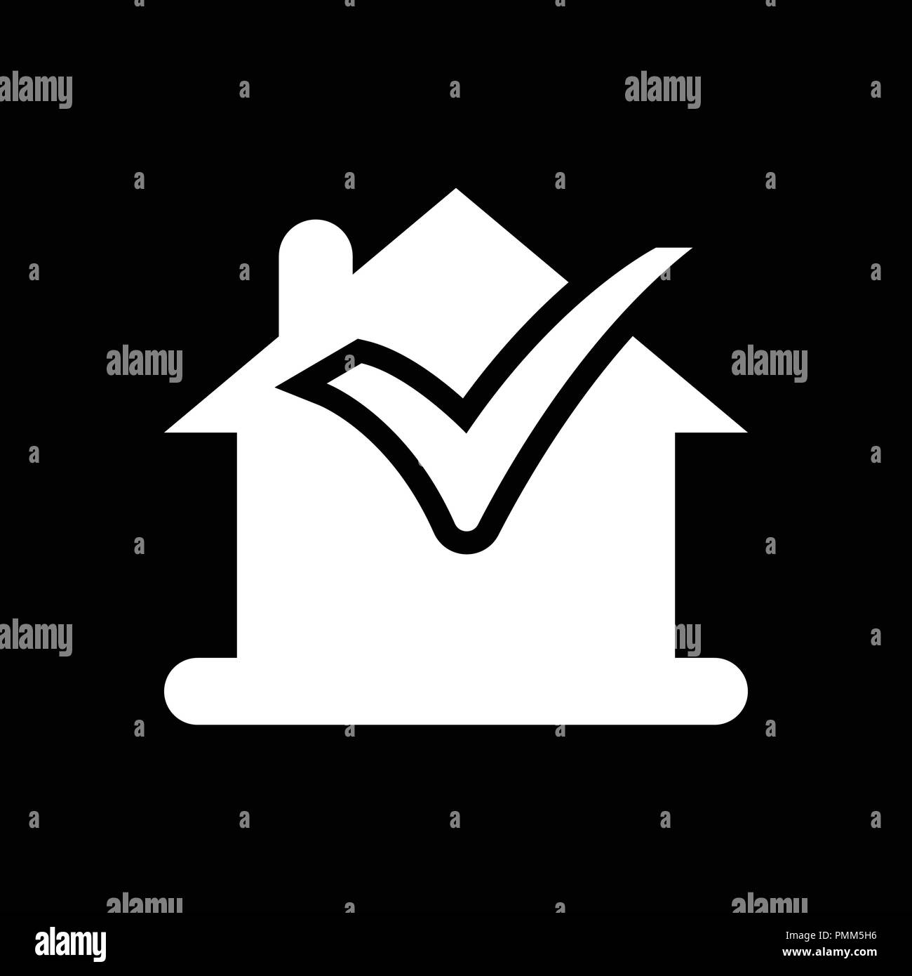 House checkmark hi-res stock photography and images - Alamy