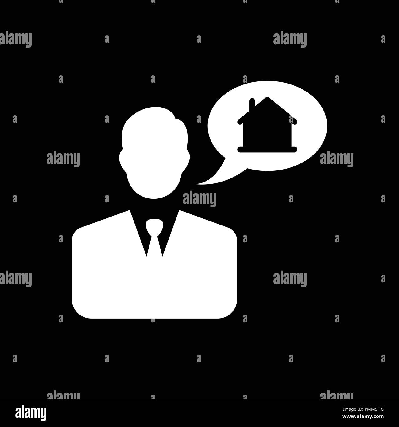 Real estate agent Black and White Stock Photos & Images - Alamy