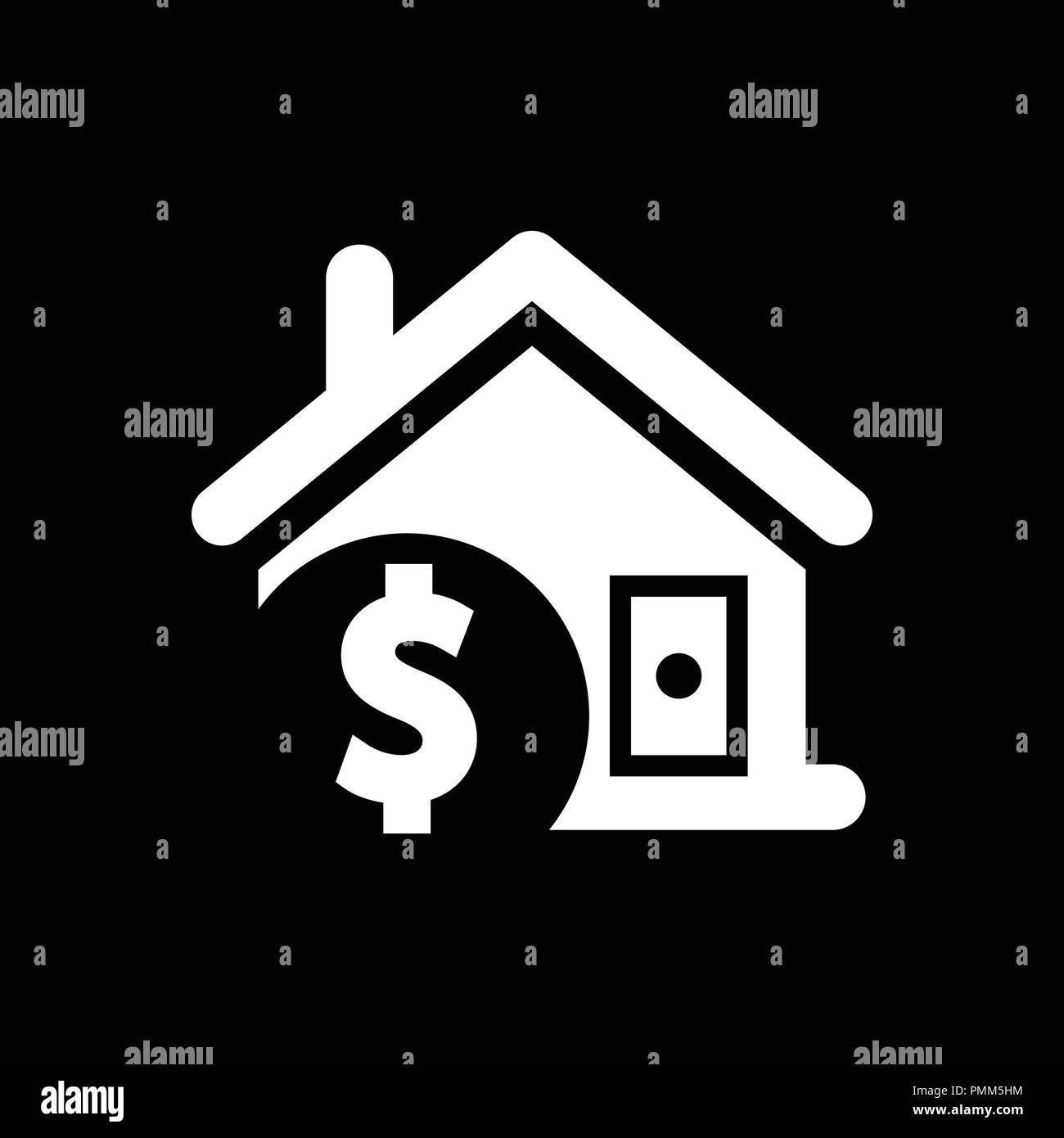 House price icon hi-res stock photography and images - Alamy