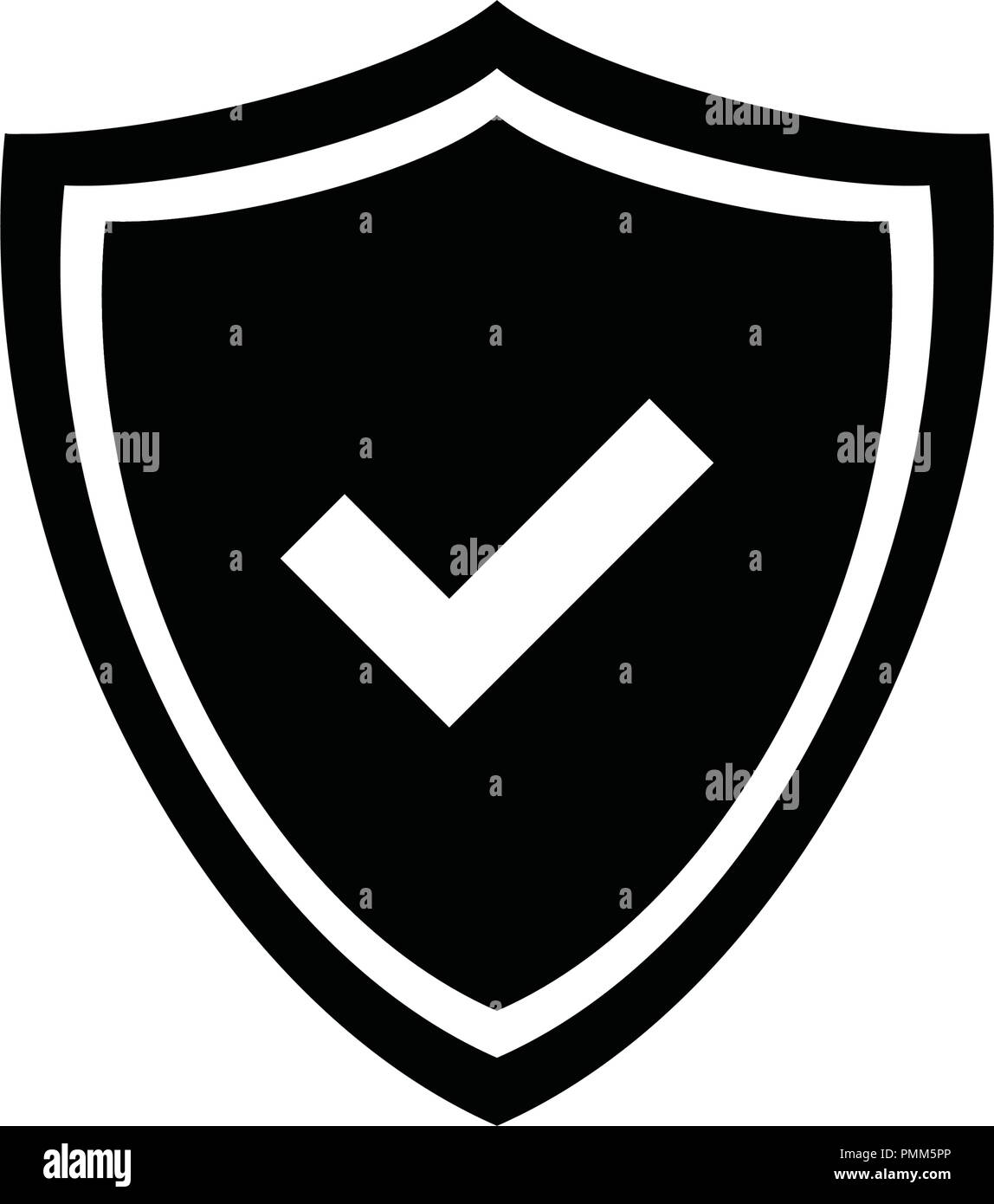 Protect icon vector Stock Vector Image & Art - Alamy