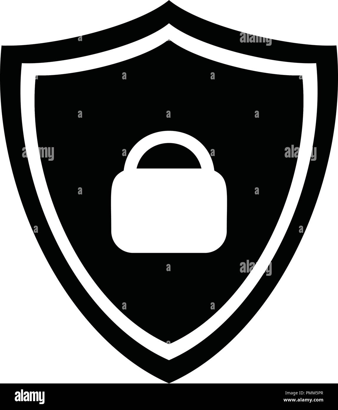 Protect icon vector Stock Vector Image & Art - Alamy