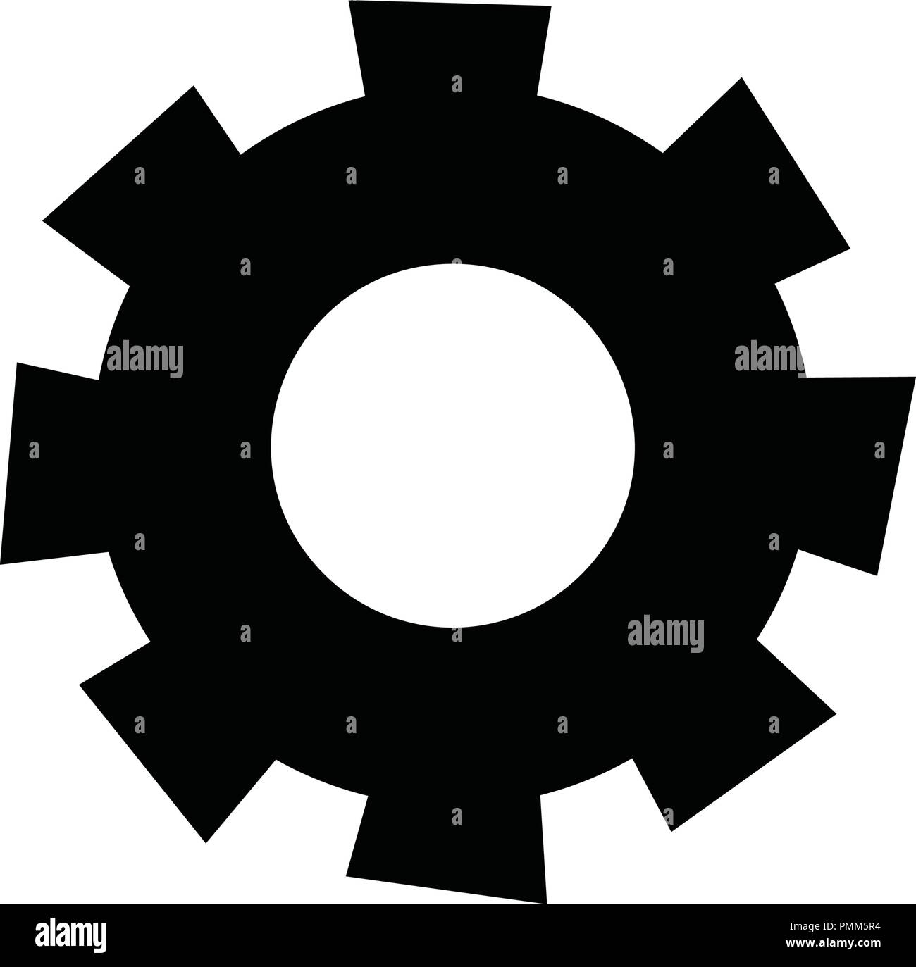 Setting icon vector Stock Vector Image & Art - Alamy