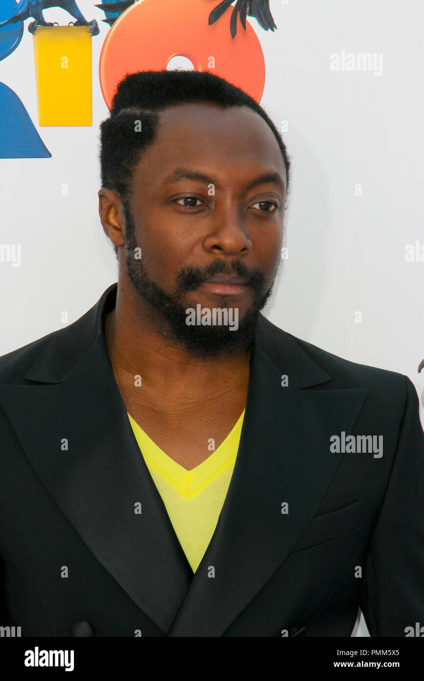 Will.i.am at the Premiere of Twentieth Century Fox's "Rio". Arrivals ...