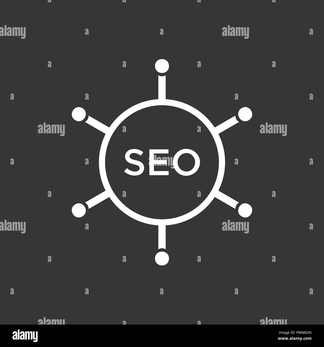 Seo service elements icon Stock Vector Image & Art - Alamy