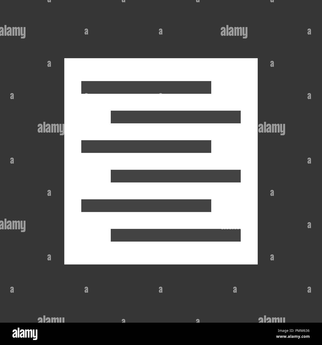 Newsletter icon vector Stock Vector Image & Art - Alamy