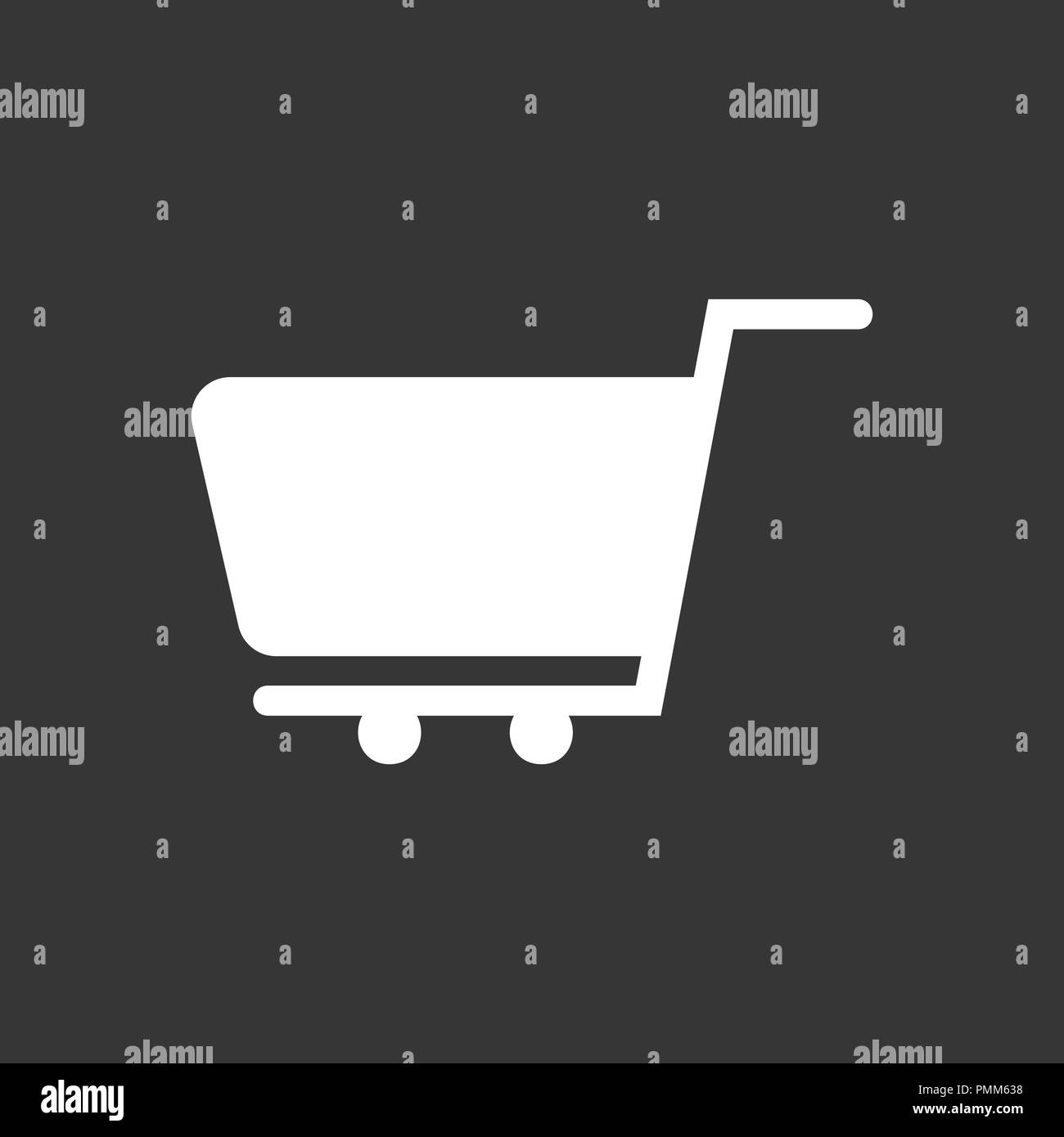 Cart icon vector Stock Vector Image & Art - Alamy