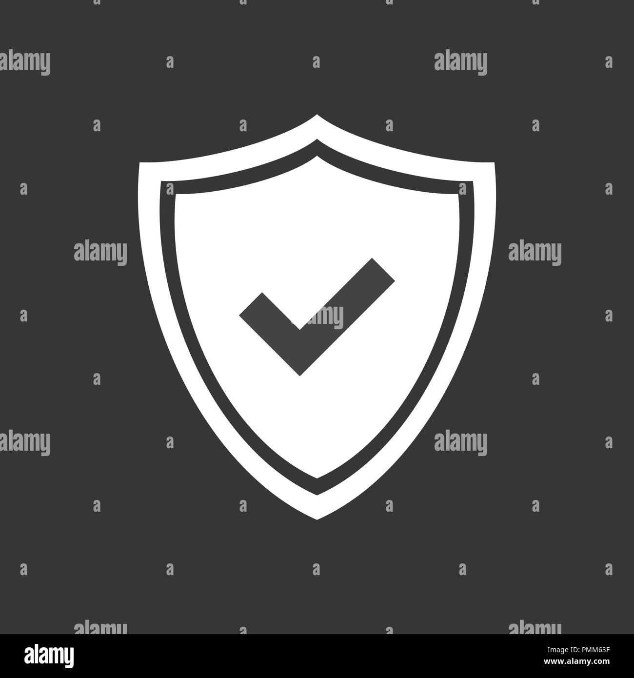 Protect icon vector Stock Vector Image & Art - Alamy