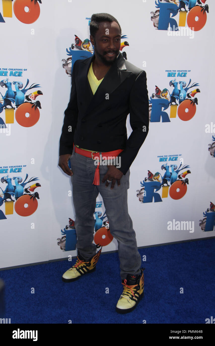 will.i.am 04/10/2011 "Rio" Premiere @ Grauman's Chinese Theatre ...
