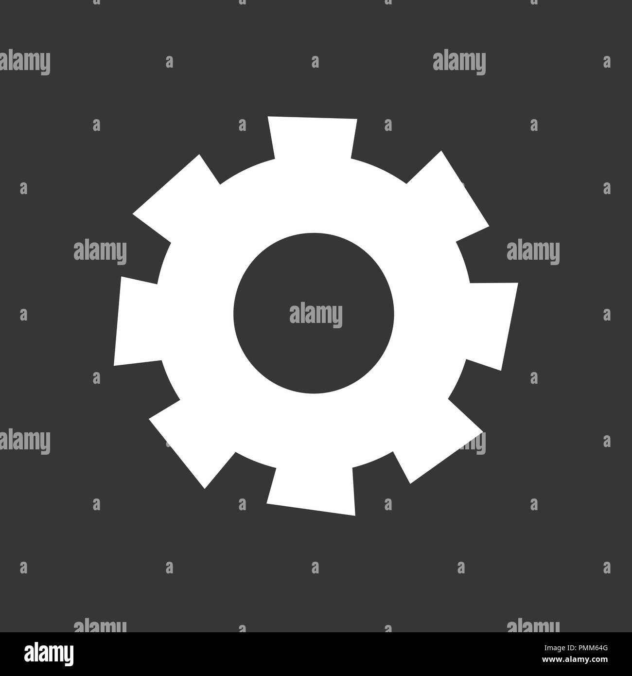 Setting icon vector Stock Vector Image & Art - Alamy