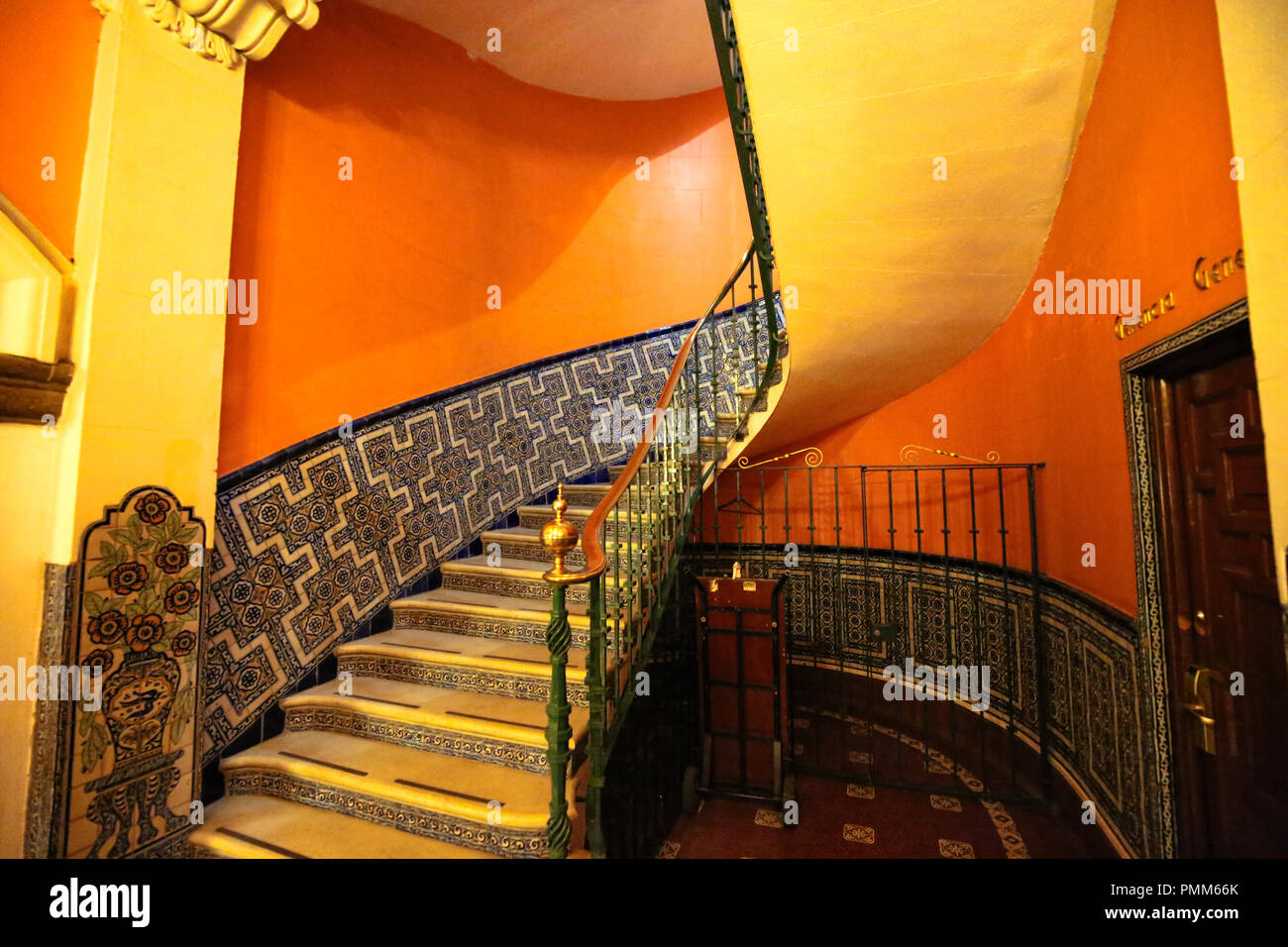 Typical colorful Mexican architecture and house interiors Stock Photo ...