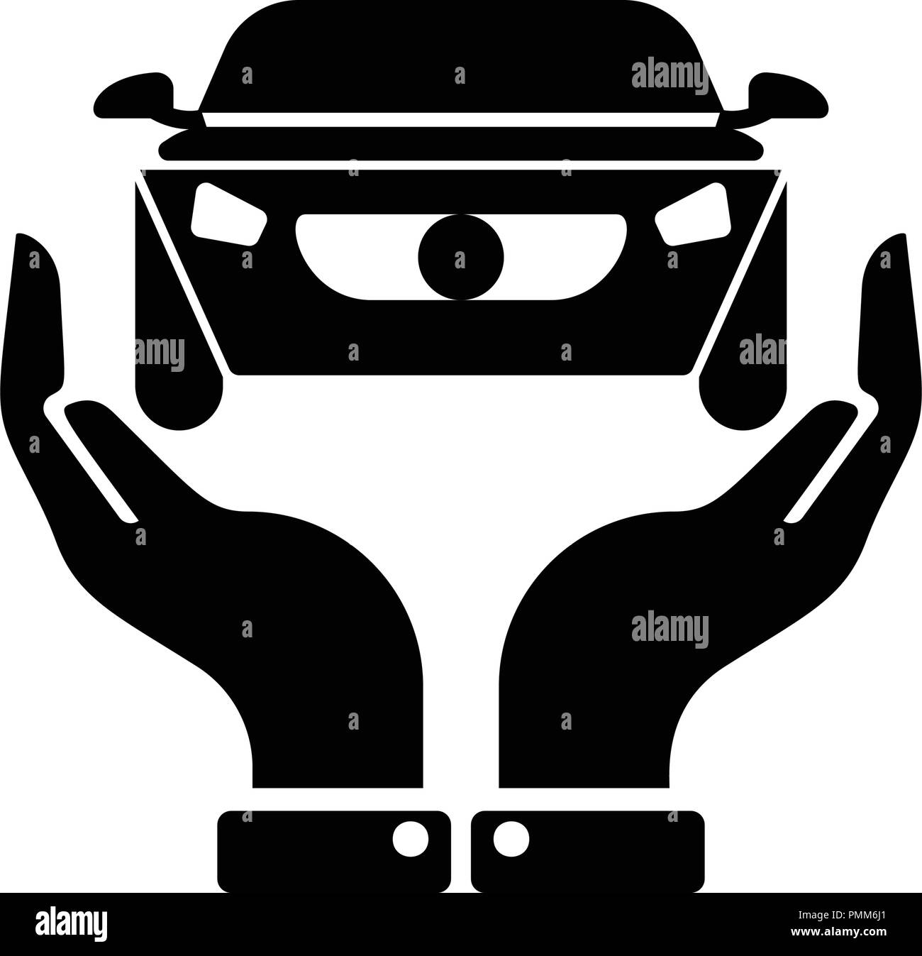 Car hands Stock Vector Images - Alamy