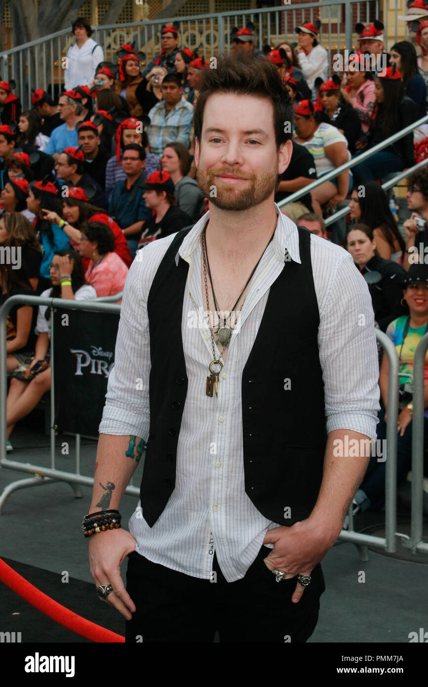 David Cook at the World Premiere of Walt Disney Pictures' "Pirates of ...