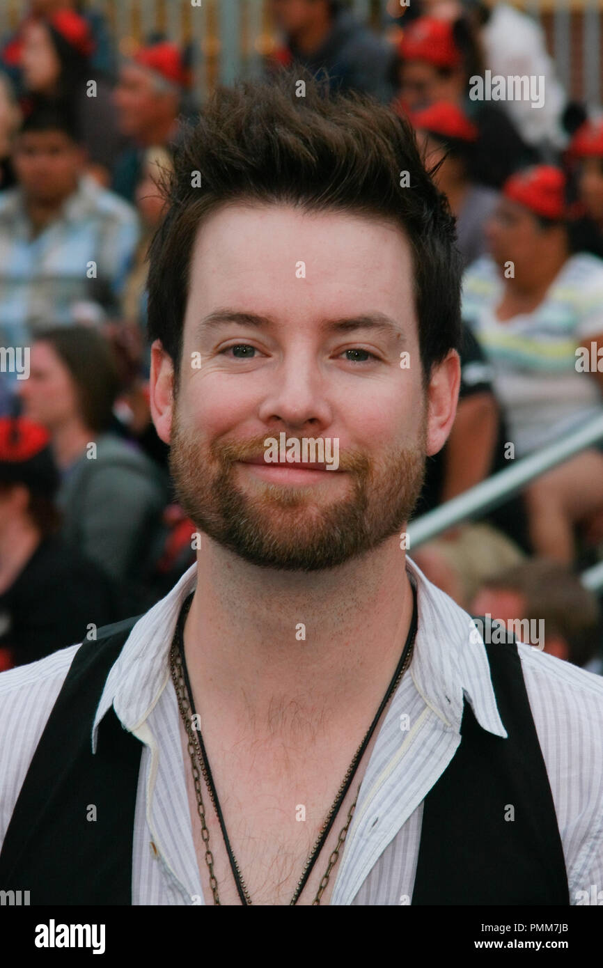 David Cook at the World Premiere of Walt Disney Pictures' "Pirates of ...