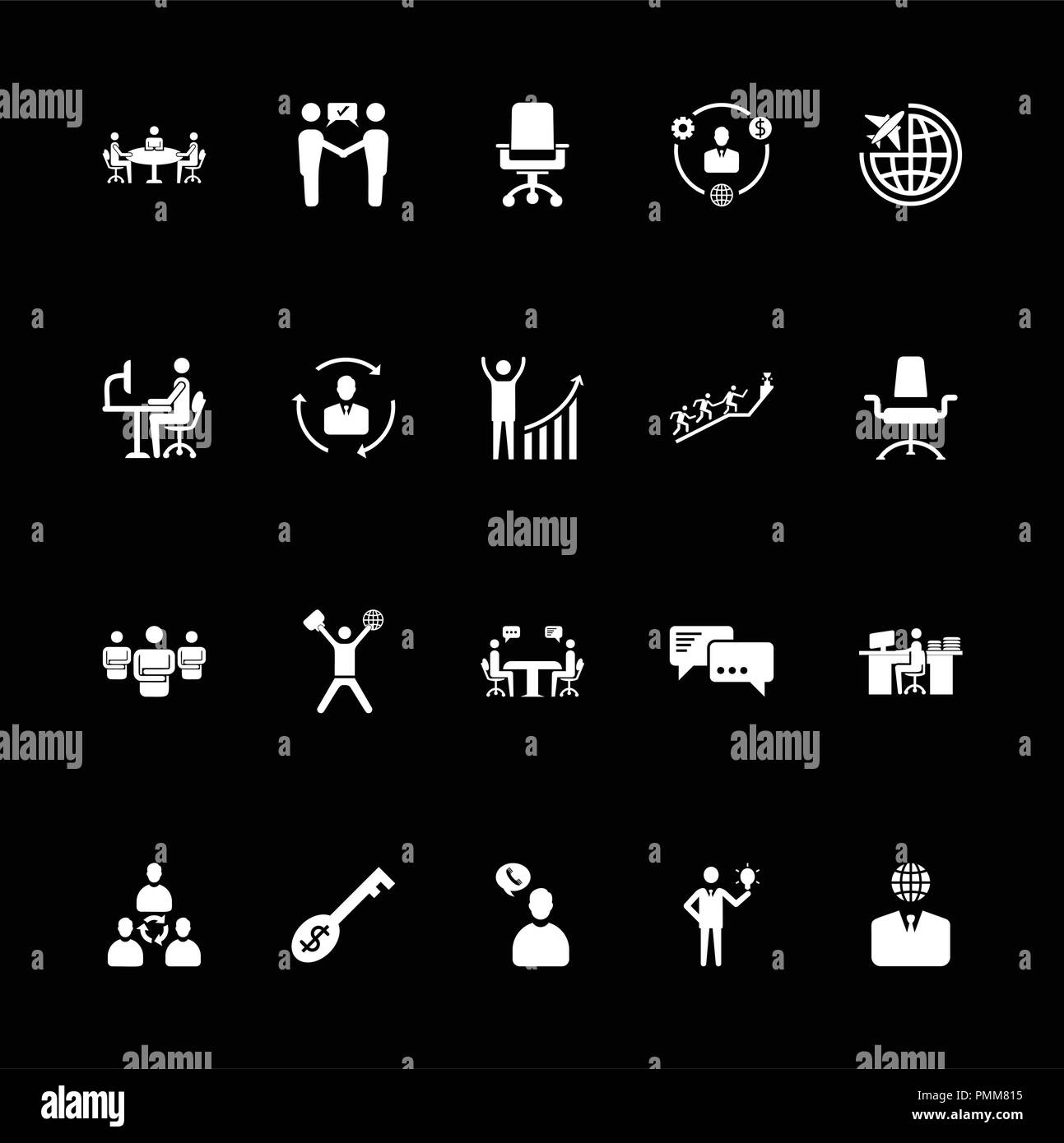 Project management vector vectors Black and White Stock Photos & Images ...