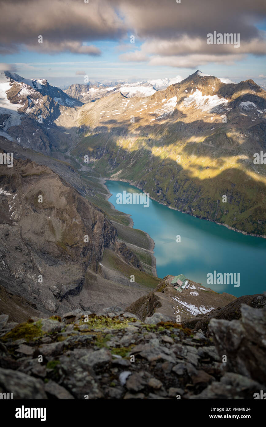 Mooserboden Reservoir Dam Kaprun Austria High Resolution Stock ...