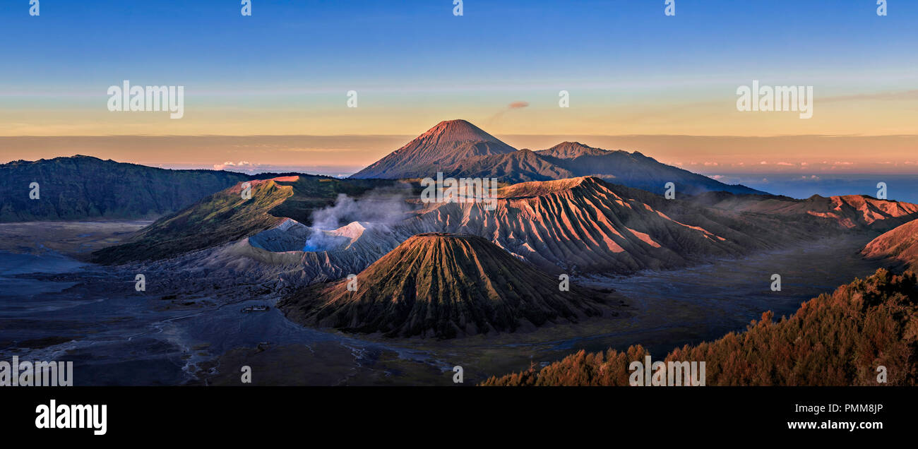 Volcanoes, Bromo National Park, Java, Indonesia Stock Photo - Alamy