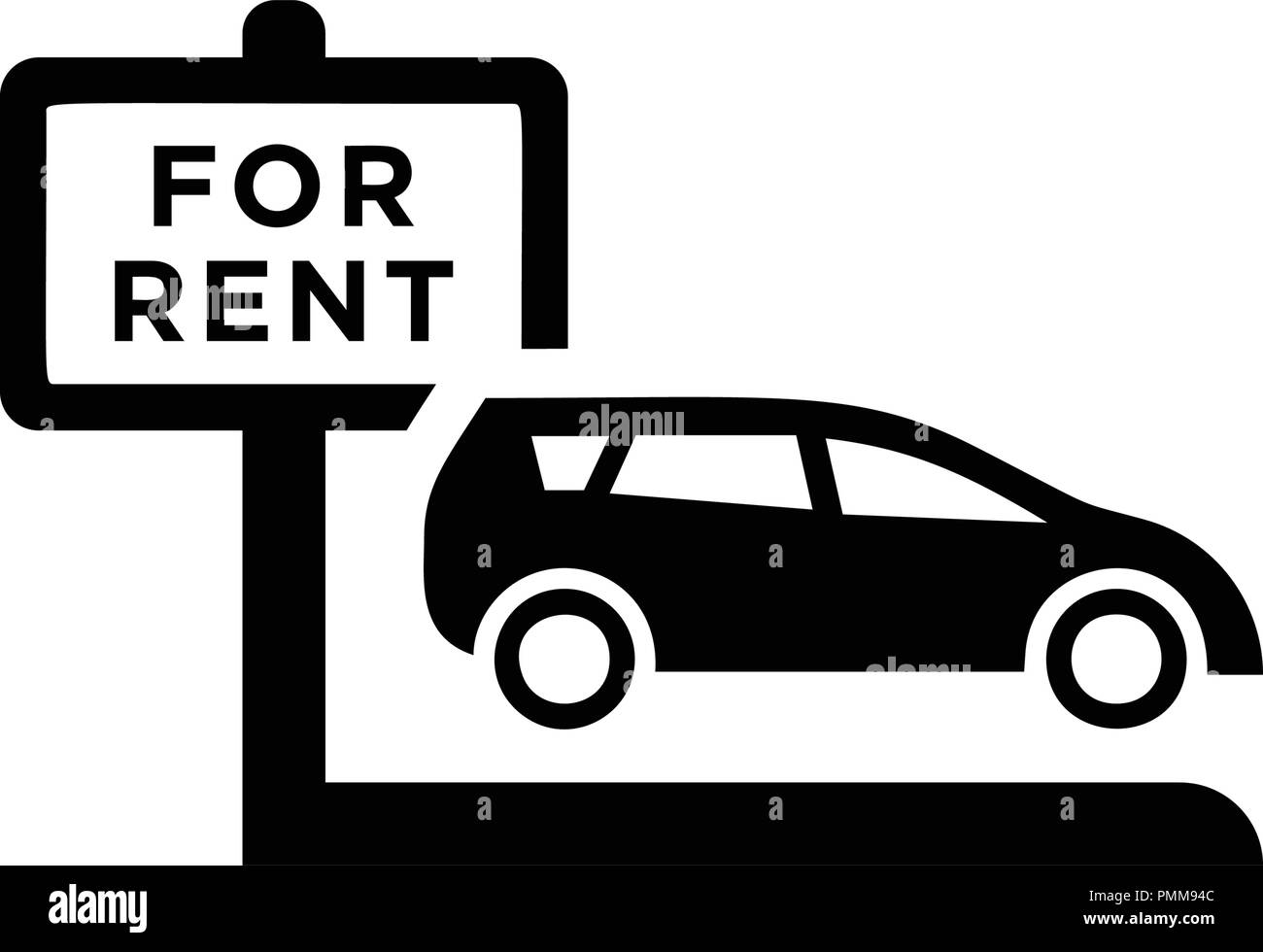 Rent car vector icon - car rental symbol black Stock Vector Image & Art ... Rent car vector icon - car rental symbol black Stock Vector Image & Art ...