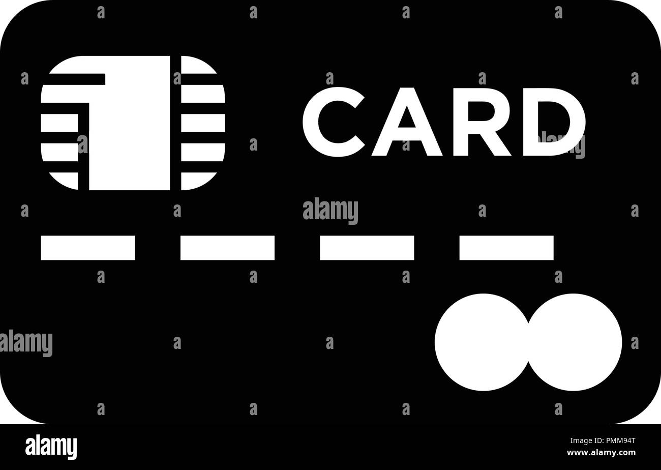 Vector credit card icon white Stock Vector Image & Art - Alamy