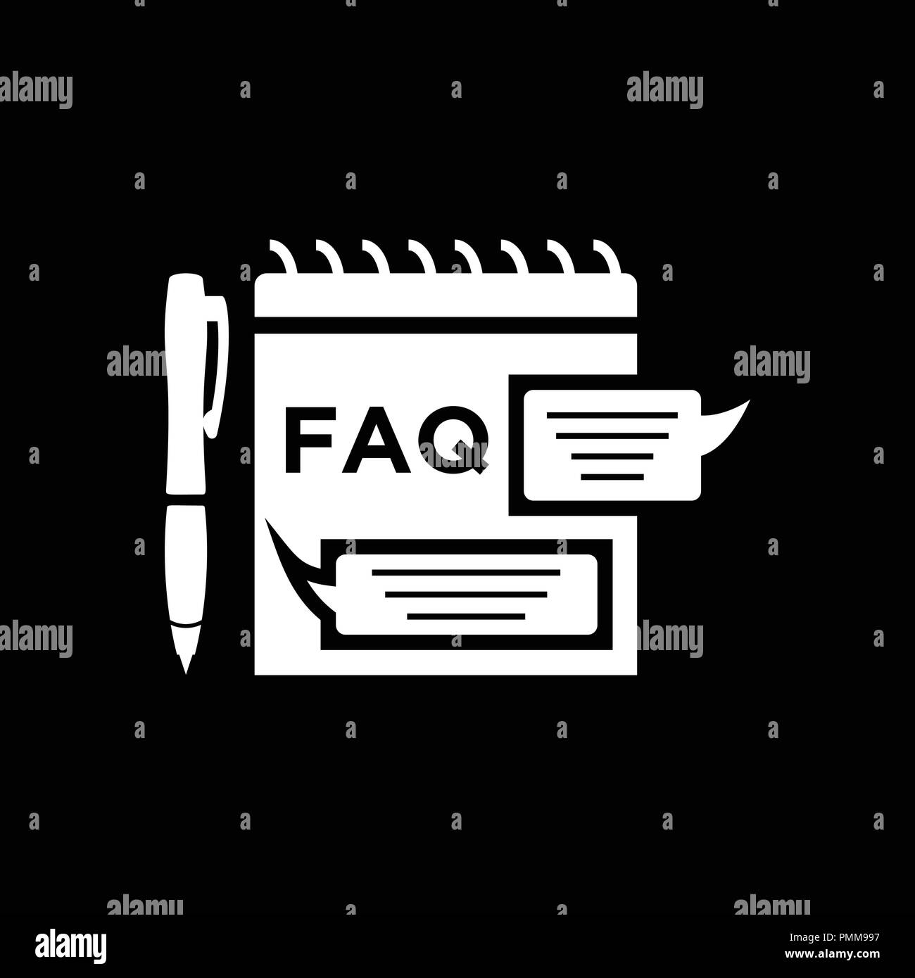 Faq file Black and White Stock Photos & Images - Alamy