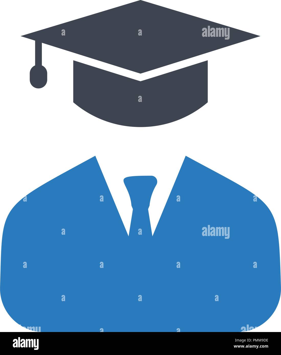 Graduation blue Stock Vector Images - Alamy