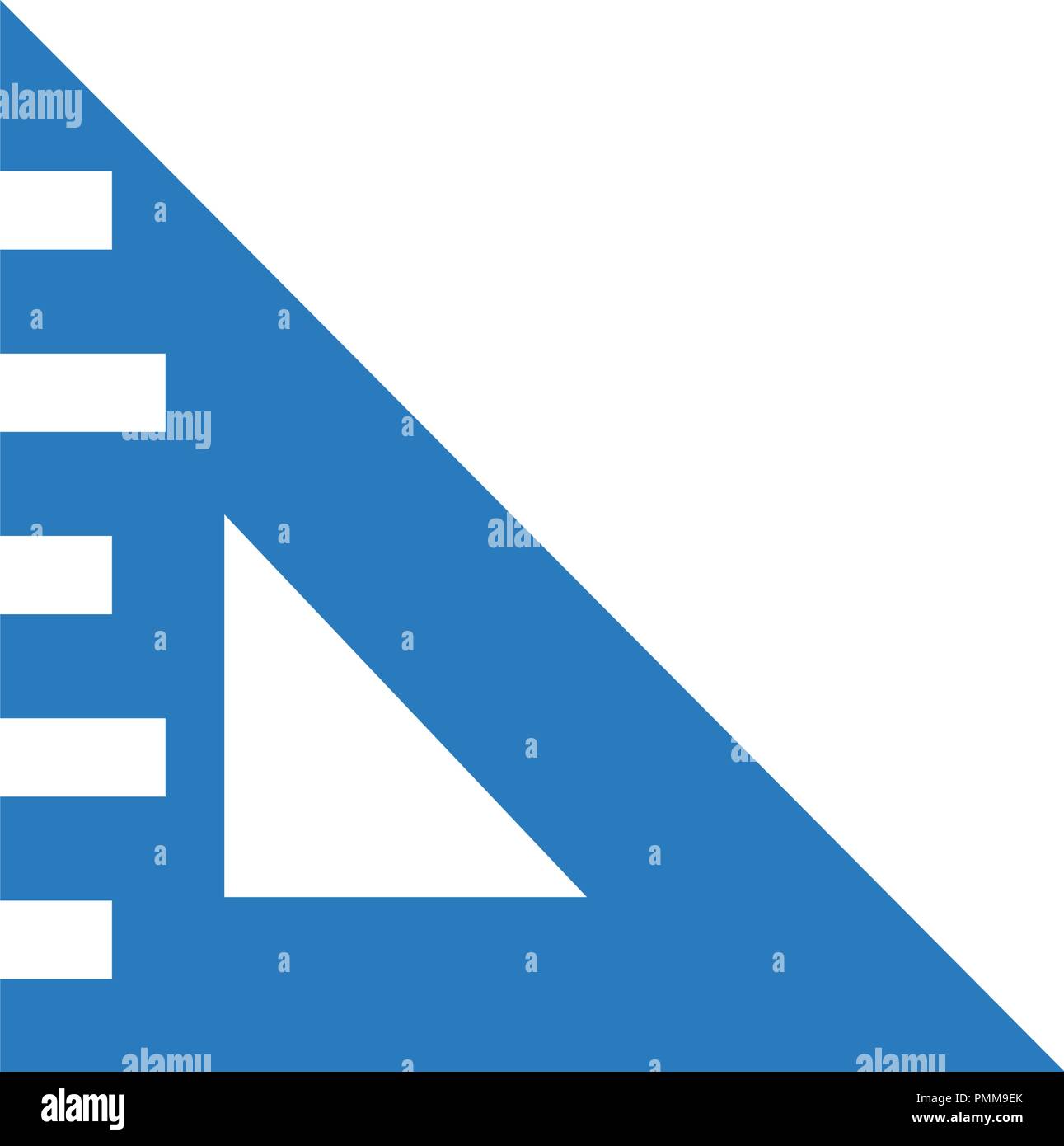 Triangular ruler vector vectors hi-res stock photography and images - Alamy