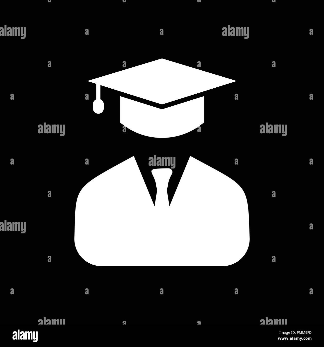 College student graduation man Stock Vector Images - Alamy