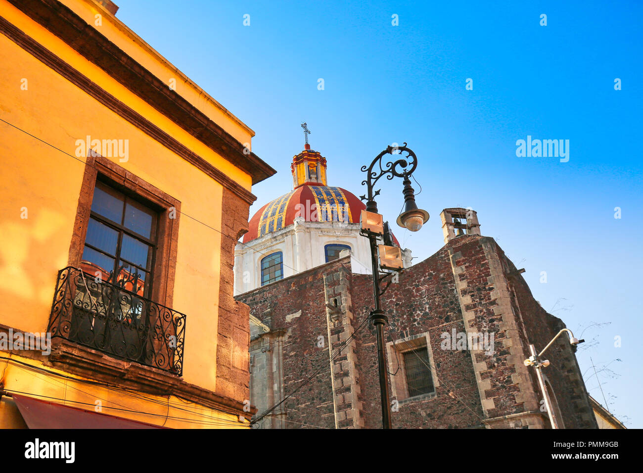 Mexico city central Zocalo plaza and streets Stock Photo - Alamy