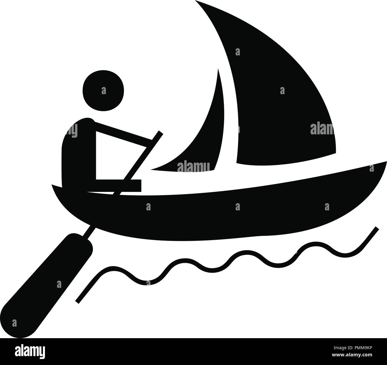 Boat icon vector Stock Vector Image & Art - Alamy