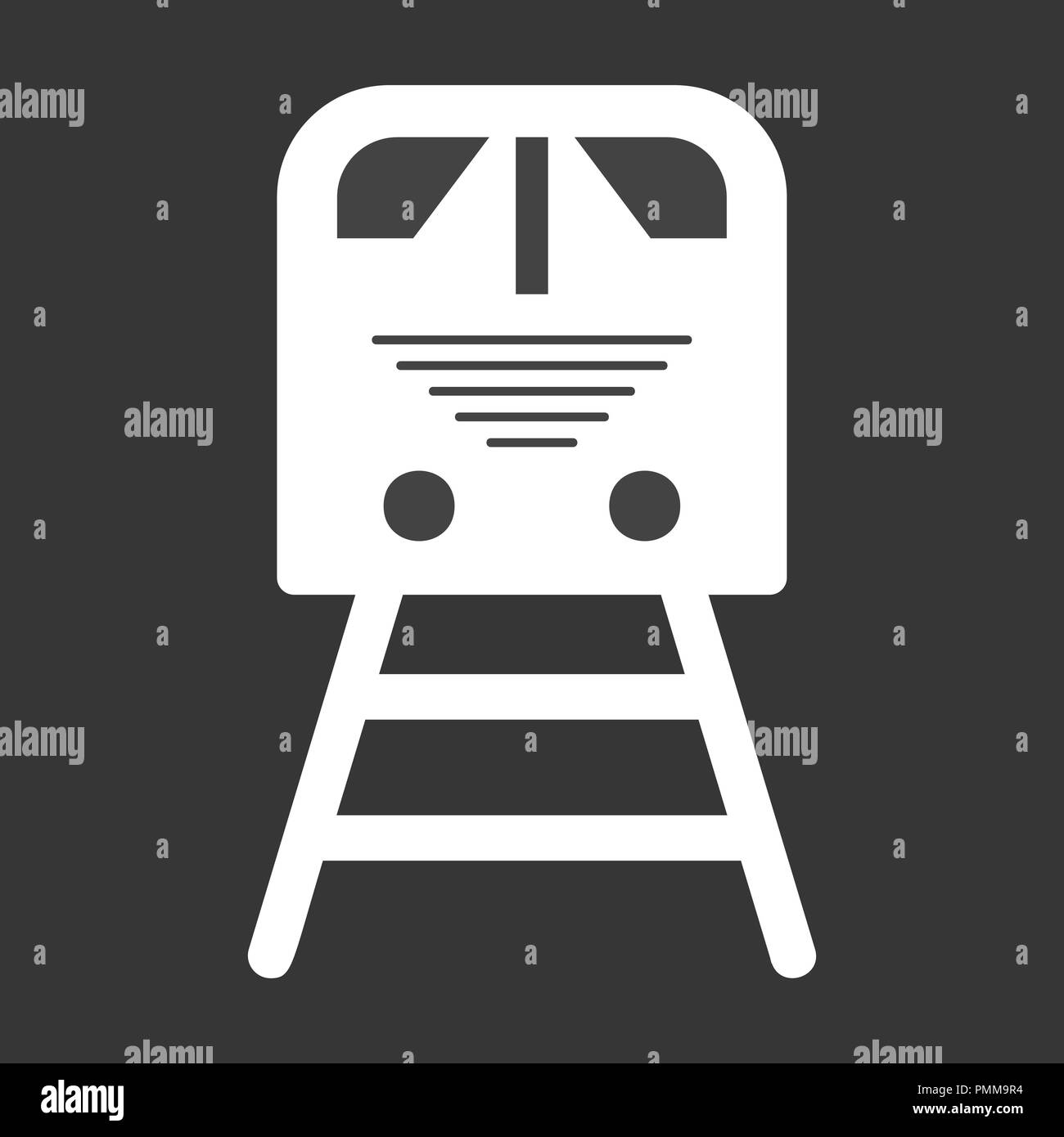 Train icon vector Stock Vector Image & Art - Alamy