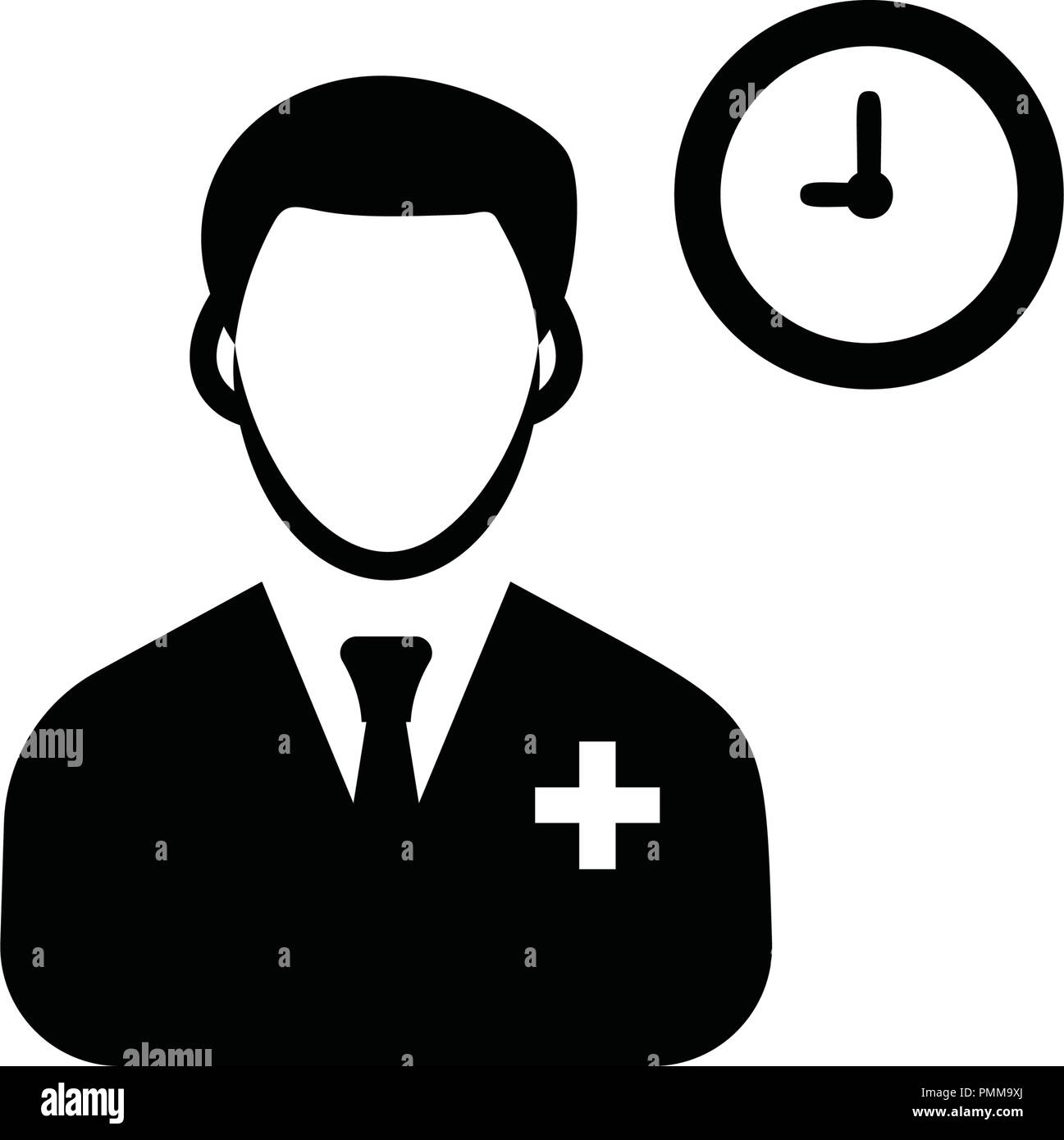 Doctor schedule icon hi-res stock photography and images - Alamy