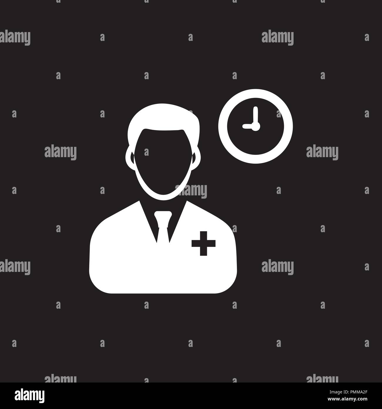Doctor schedule icon hi-res stock photography and images - Alamy