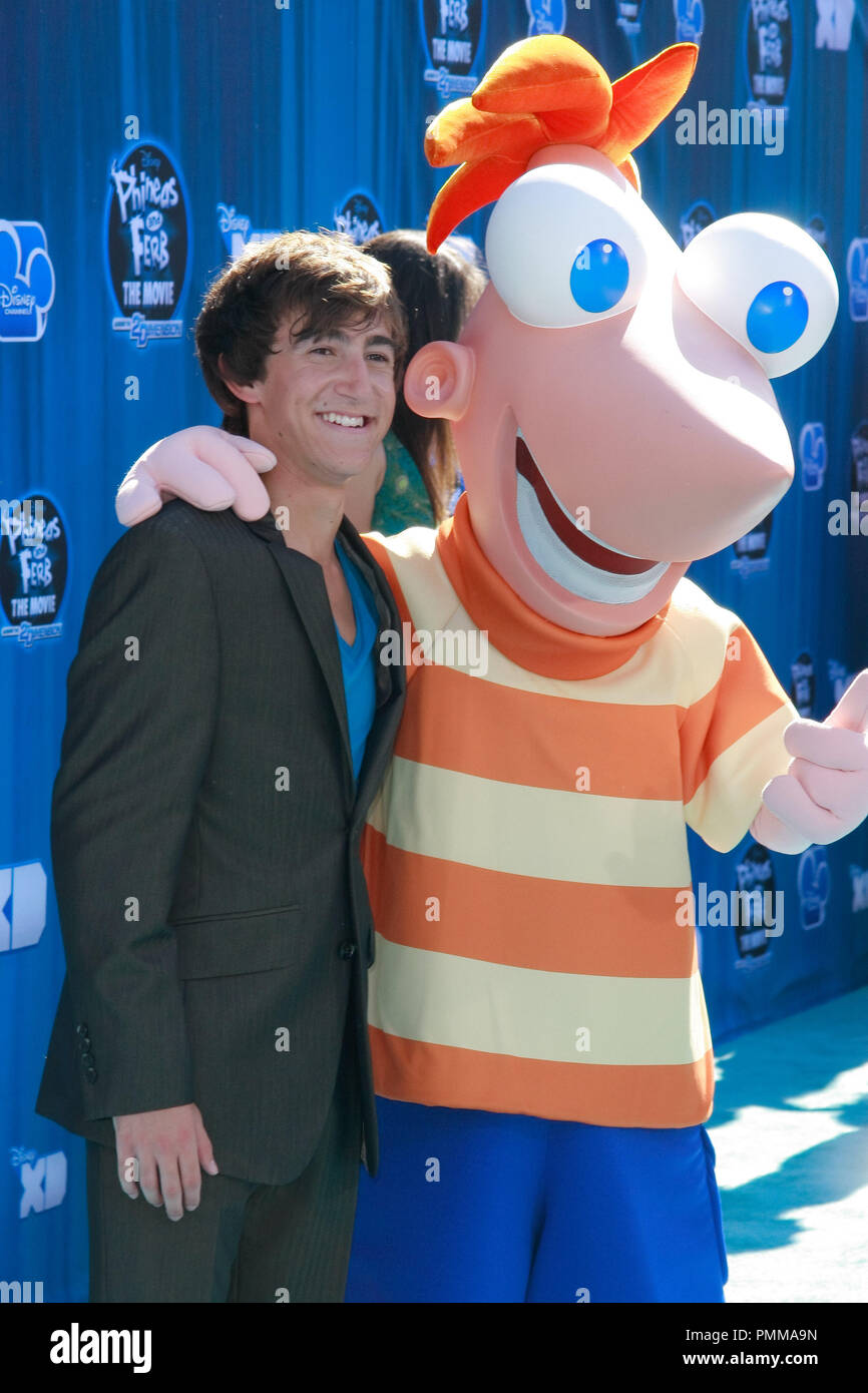 Vincent Martella at the Premiere of Disney Channel's ""Phineas and Ferb ...