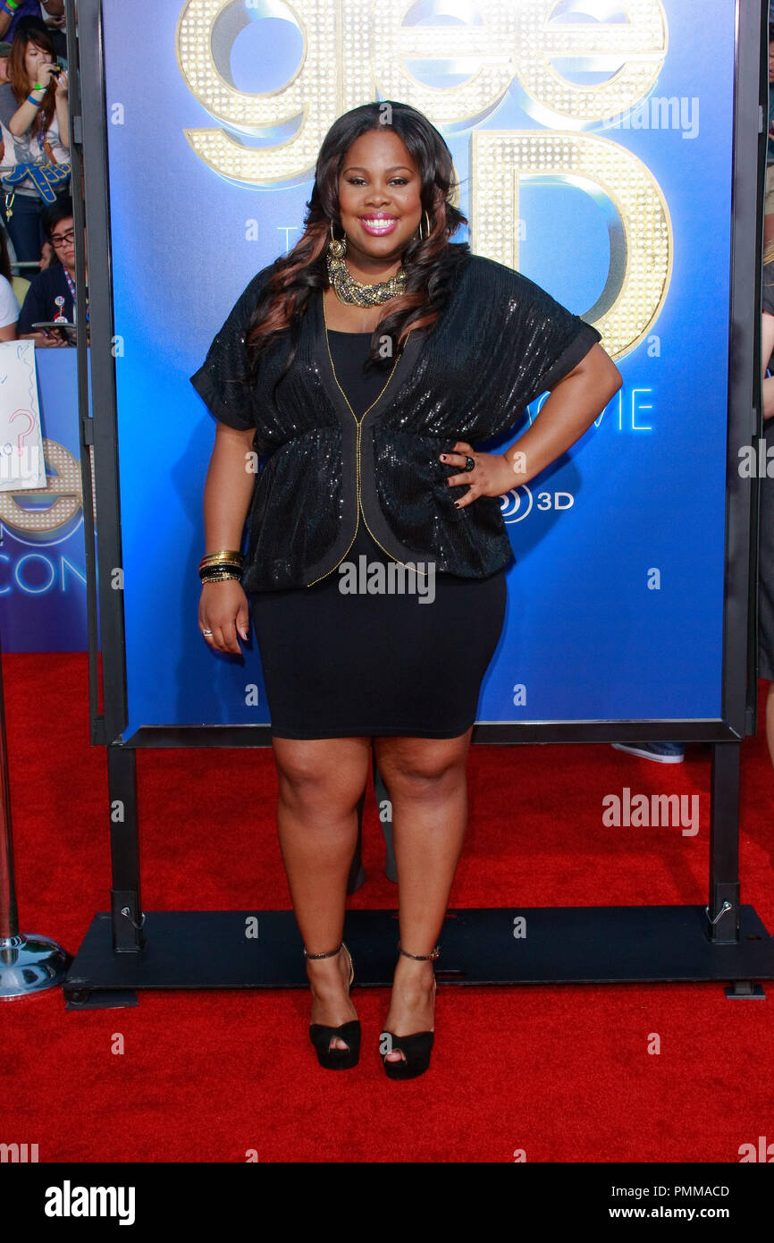 Amber Riley at the Premiere of Twentieth Century Fox's "Glee The 3D ...