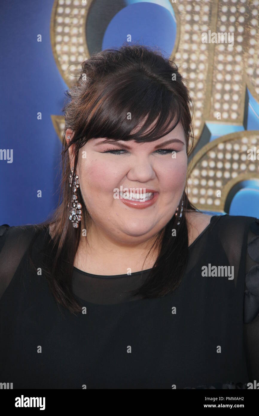 Ashley fink glee the 3d concert movie premiere hi-res stock photography ...