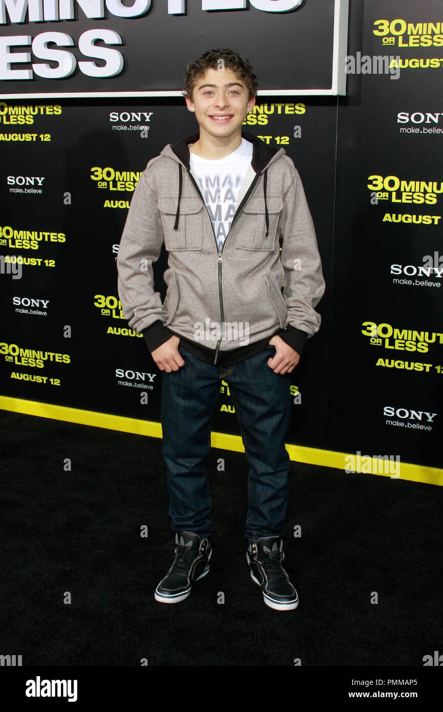 Ryan Ochoa at the Premiere of Columbia Pictures' "30 Minutes or Less ...