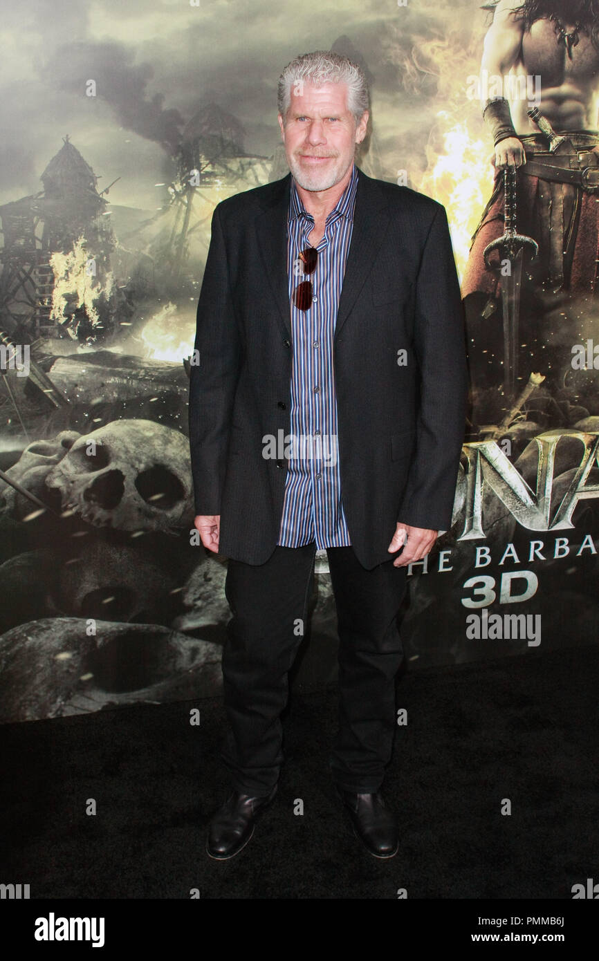 Ron Perlman at the World Premiere of Lionsgate's "Conan The Barbarian ...