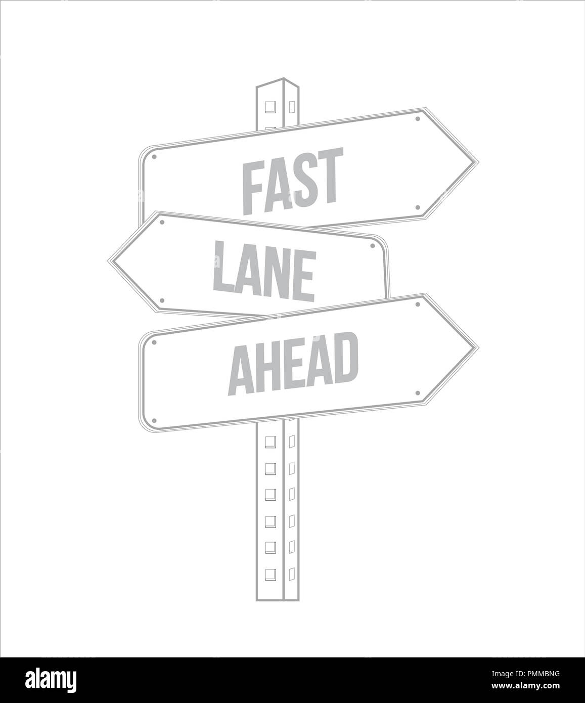 Guide lane Cut Out Stock Images & Pictures - Alamy