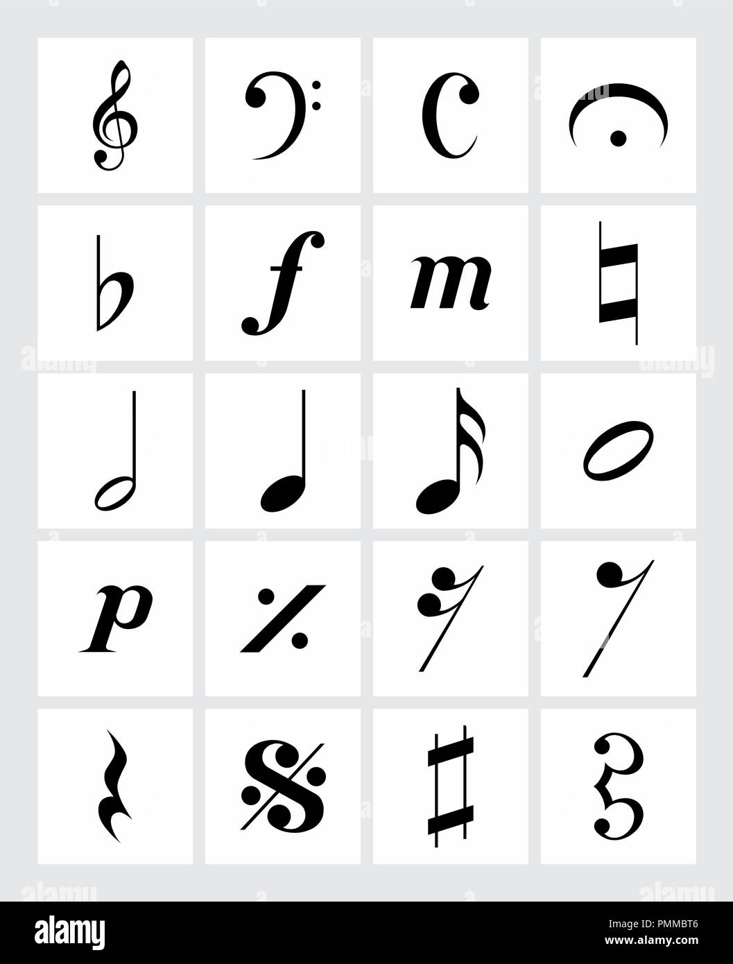 Music notation grid hi-res stock photography and images - Alamy