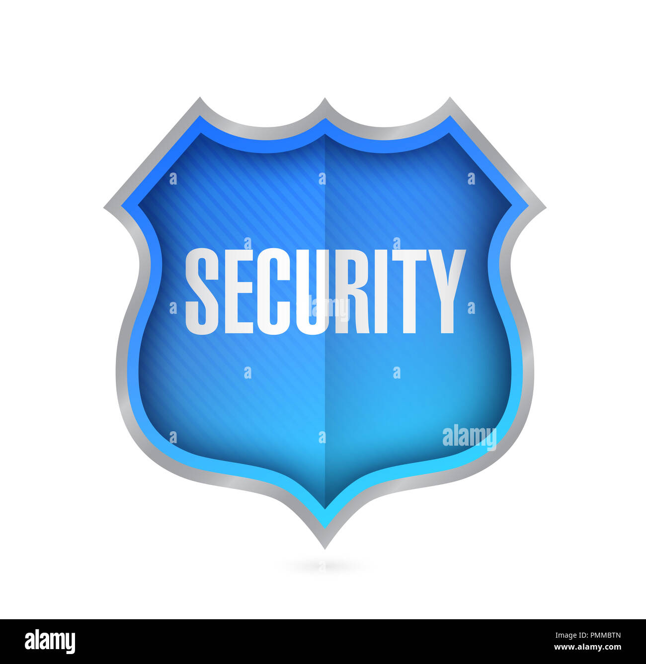 security shield Illustration isolated over a white background Stock ...
