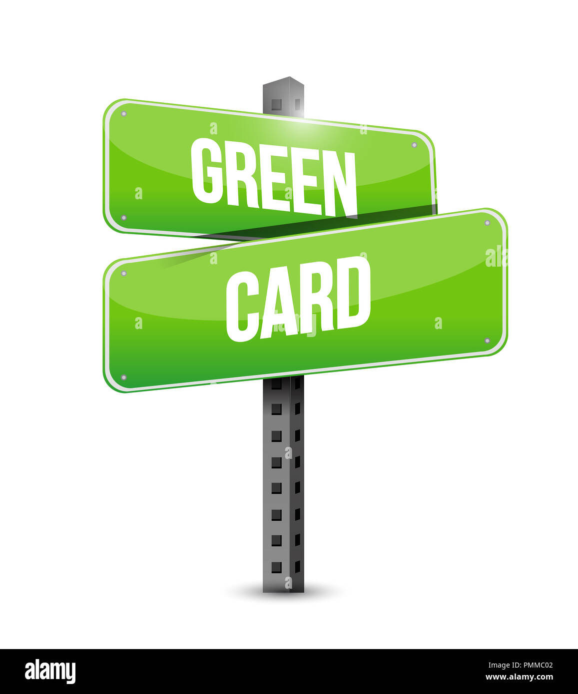 American permanent resident card Cut Out Stock Images & Pictures - Alamy