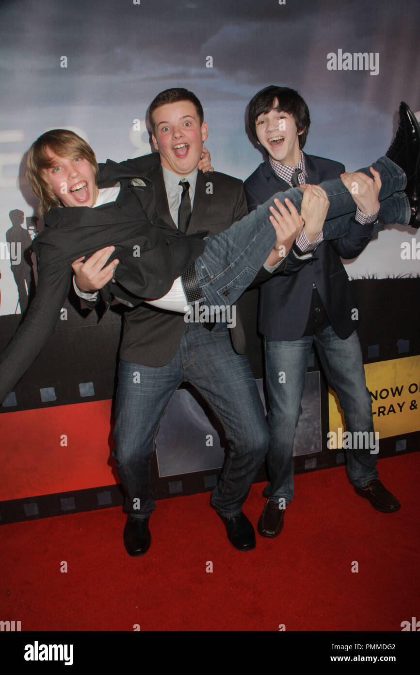 Riley Griffiths, Ryan Lee, Zach Mills 11/22/2011 "Super8" Blu-ray and ...