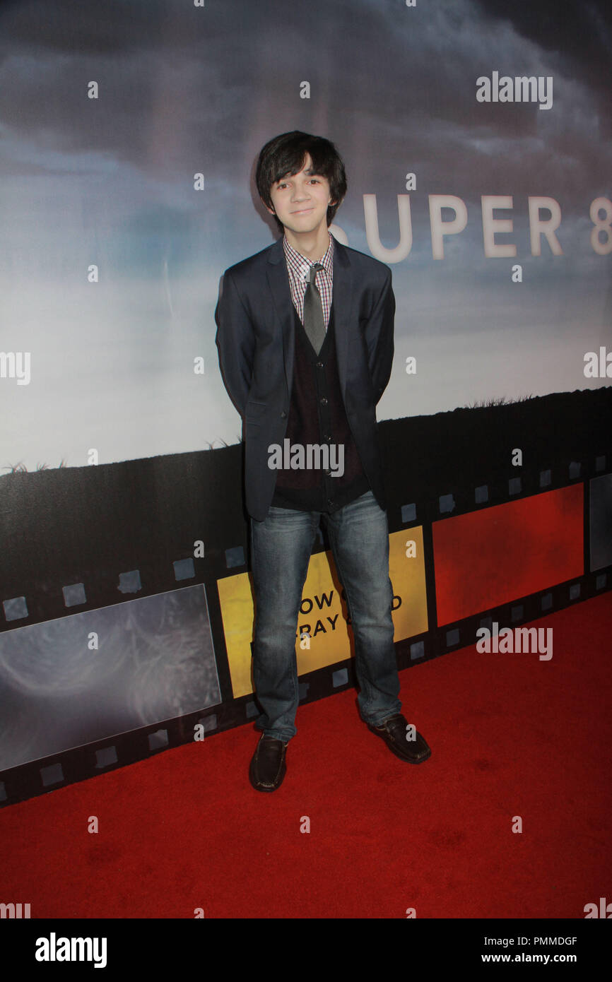 Zach Mills 11/22/2011 "Super8" Blu-ray and DVD Release held at Academy ...