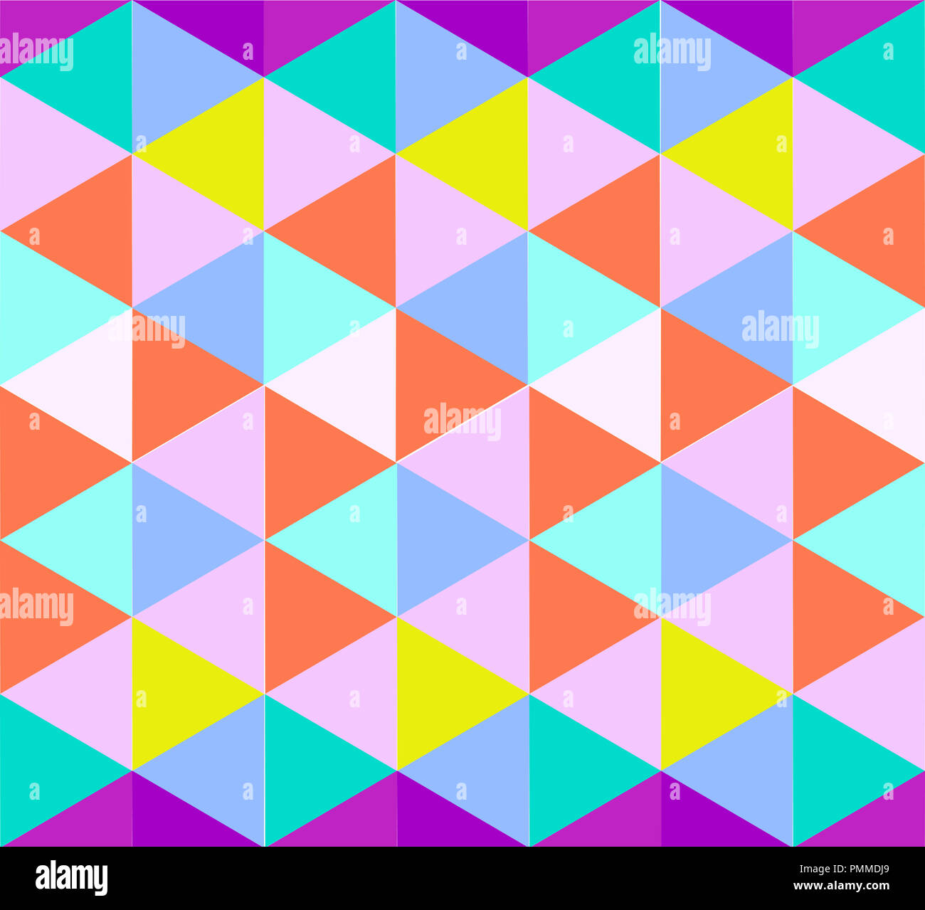 Triangle pattern in light color shades illustration background Stock ...