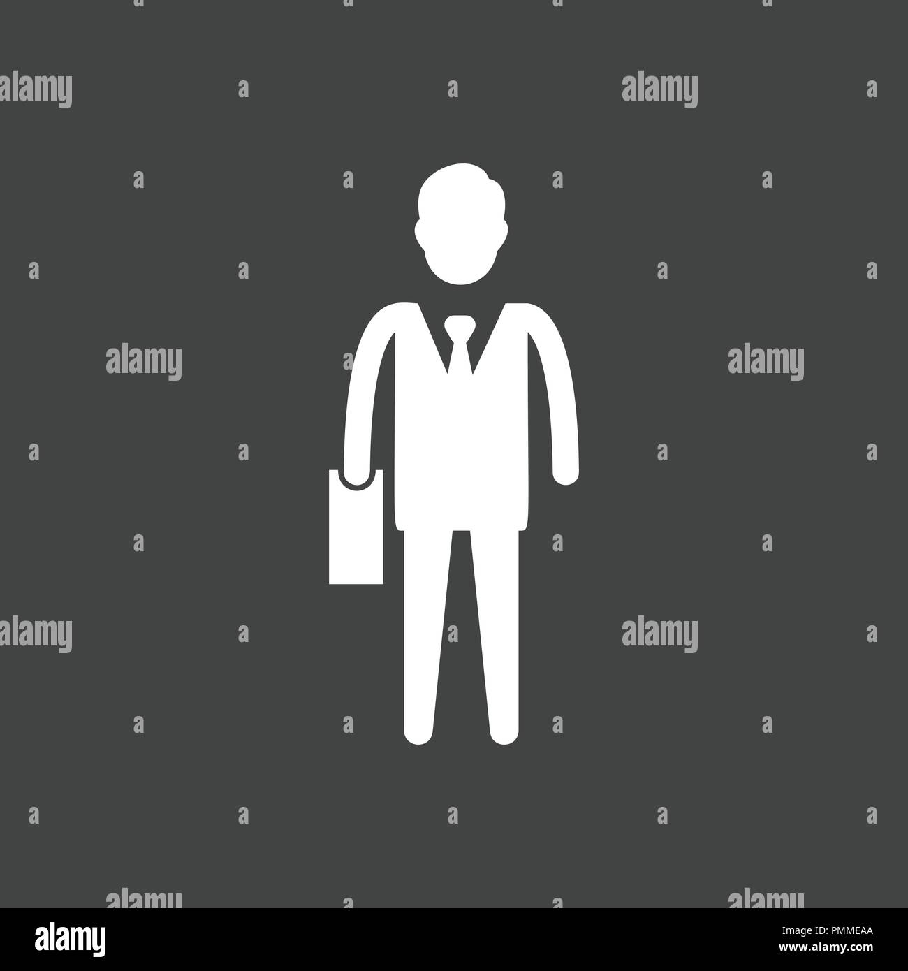 White man walking icon Stock Vector Images - Alamy