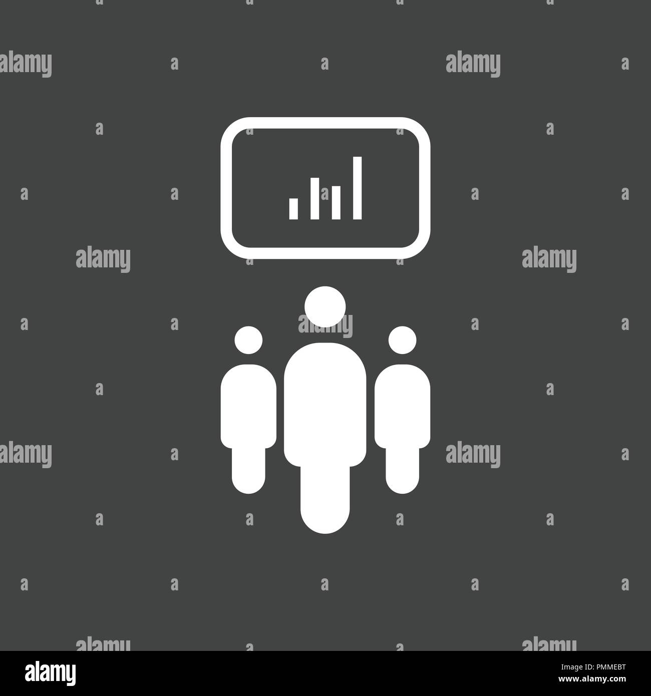 Three Businessmen Icon White Stock Vector Image & Art - Alamy