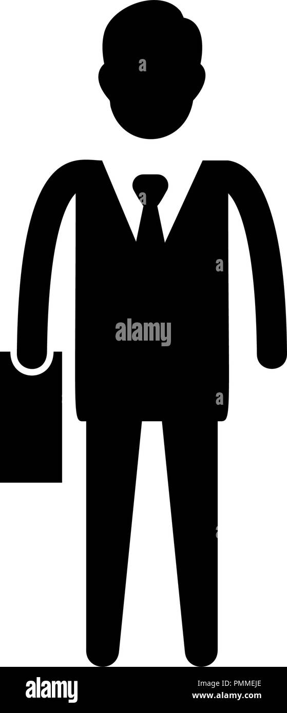 Black young man employee Stock Vector Images - Alamy