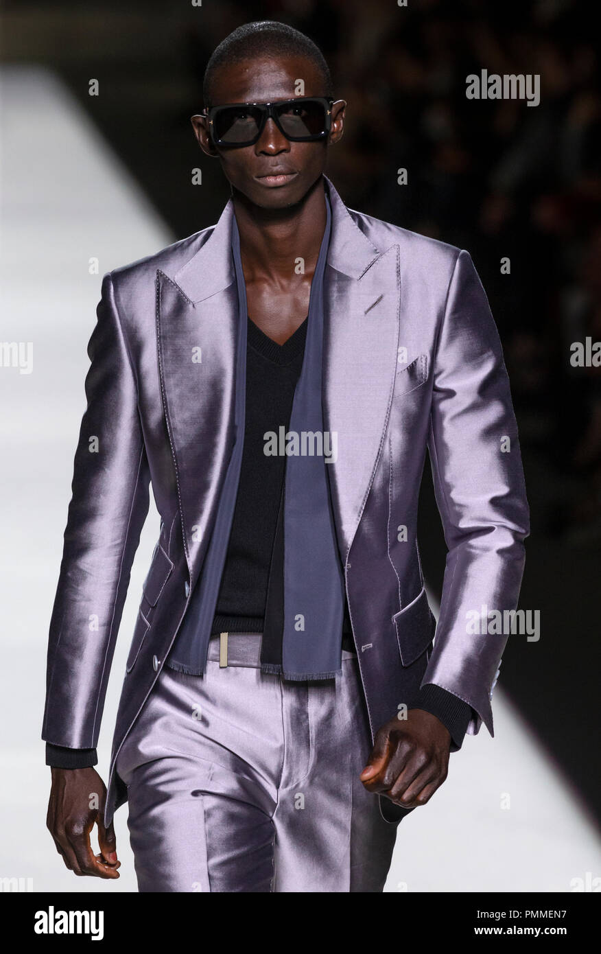 NEW YORK, NY - September 05, 2018: Fernando Cabral walks the runway at ...