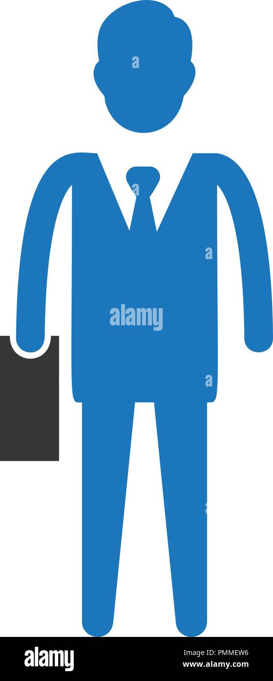 Blue color worker Stock Vector Images - Alamy