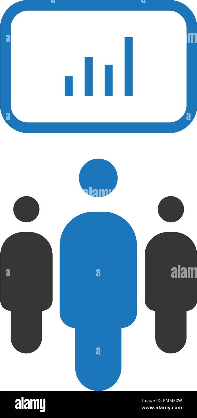 Group Business Analysis Icon Blue Stock Vector Image & Art - Alamy